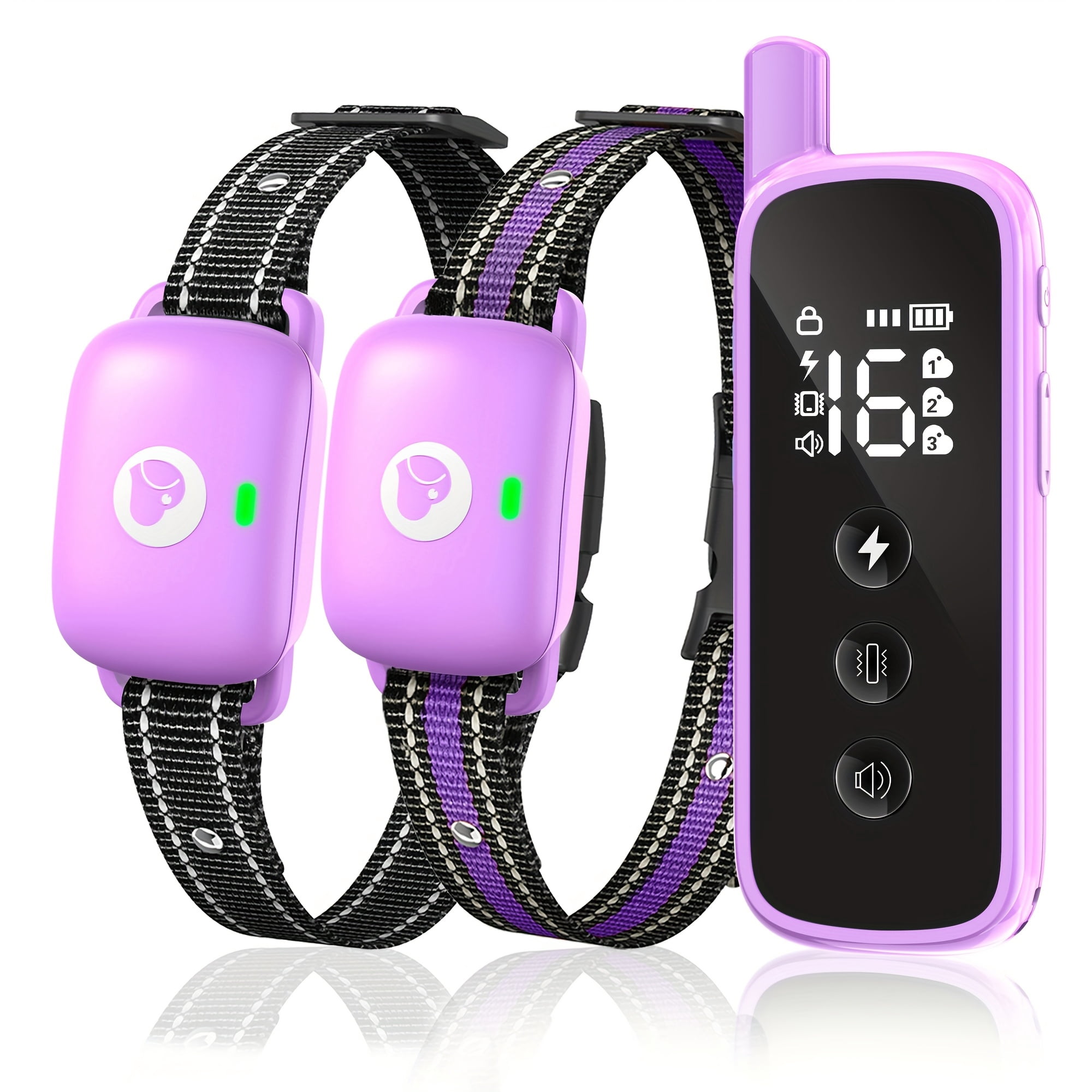 Rechargeable Dog Training Collar w/ Remote, Beep, Vibration & Shock ...