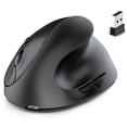 Rechargeable Dual Mode USB 2.4G Wireless + Bluetooth Mouse Vertical ...