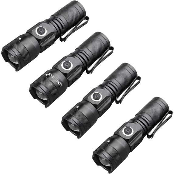 Rechargeable EDC Flashlight with ,Pocket Flashlights High Lumens with ...