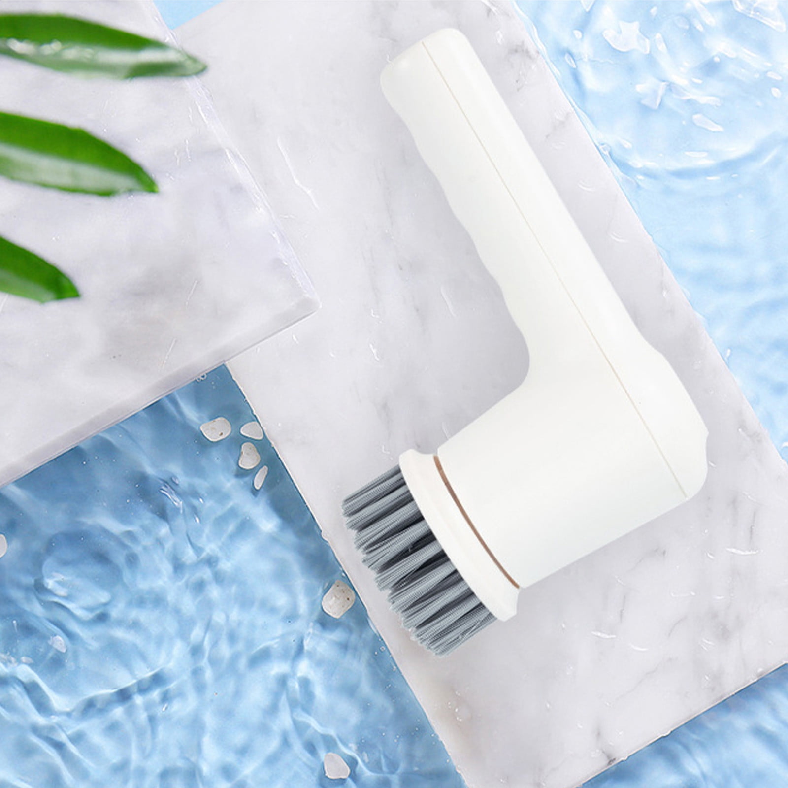 Rechargeable Electric Cleaning Brush with 4 Interchangeable Heads, Usb ...