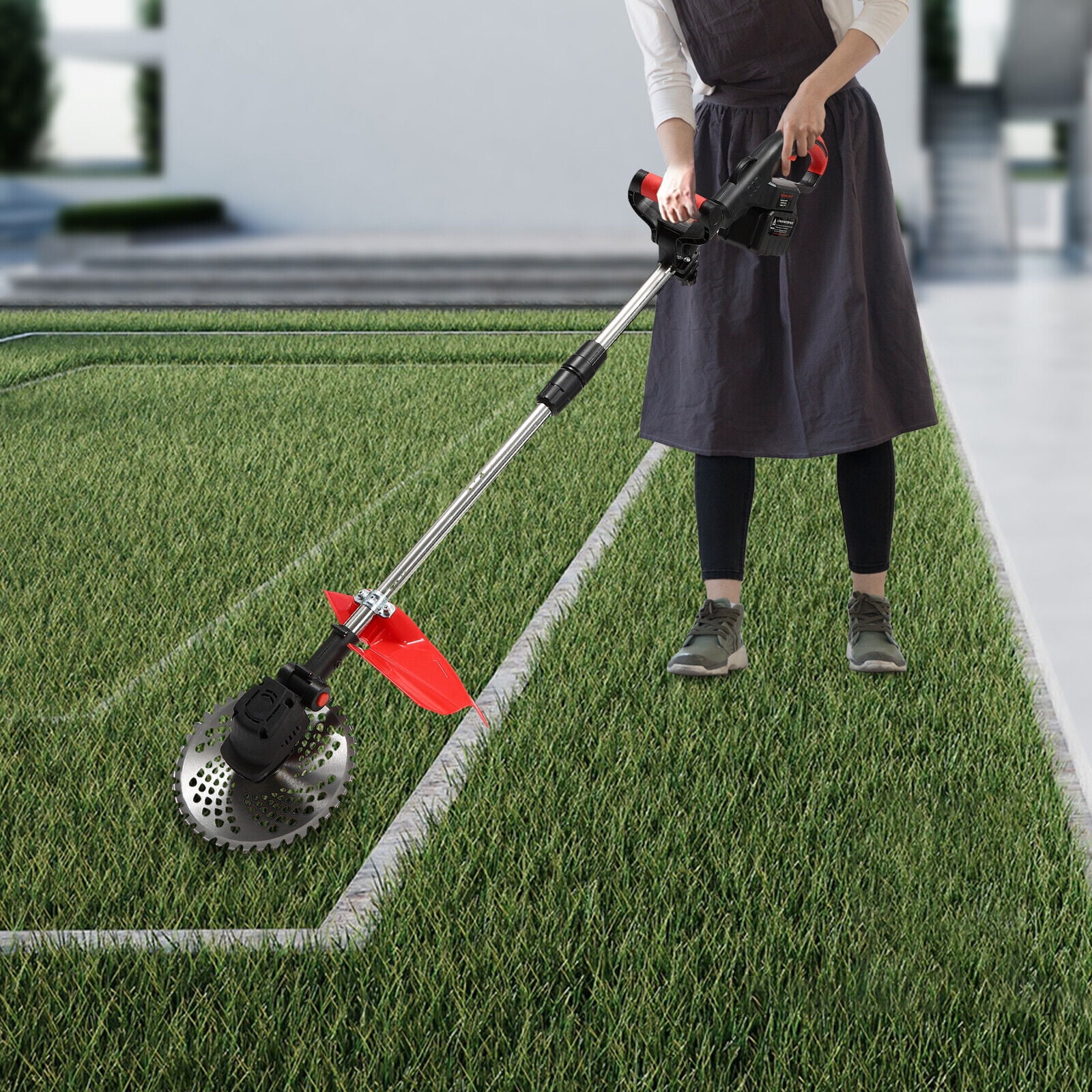 Rechargeable Electric Cordless Grass Trimmer 1800W Strimmer Garden Edger Cutter - Walmart.com