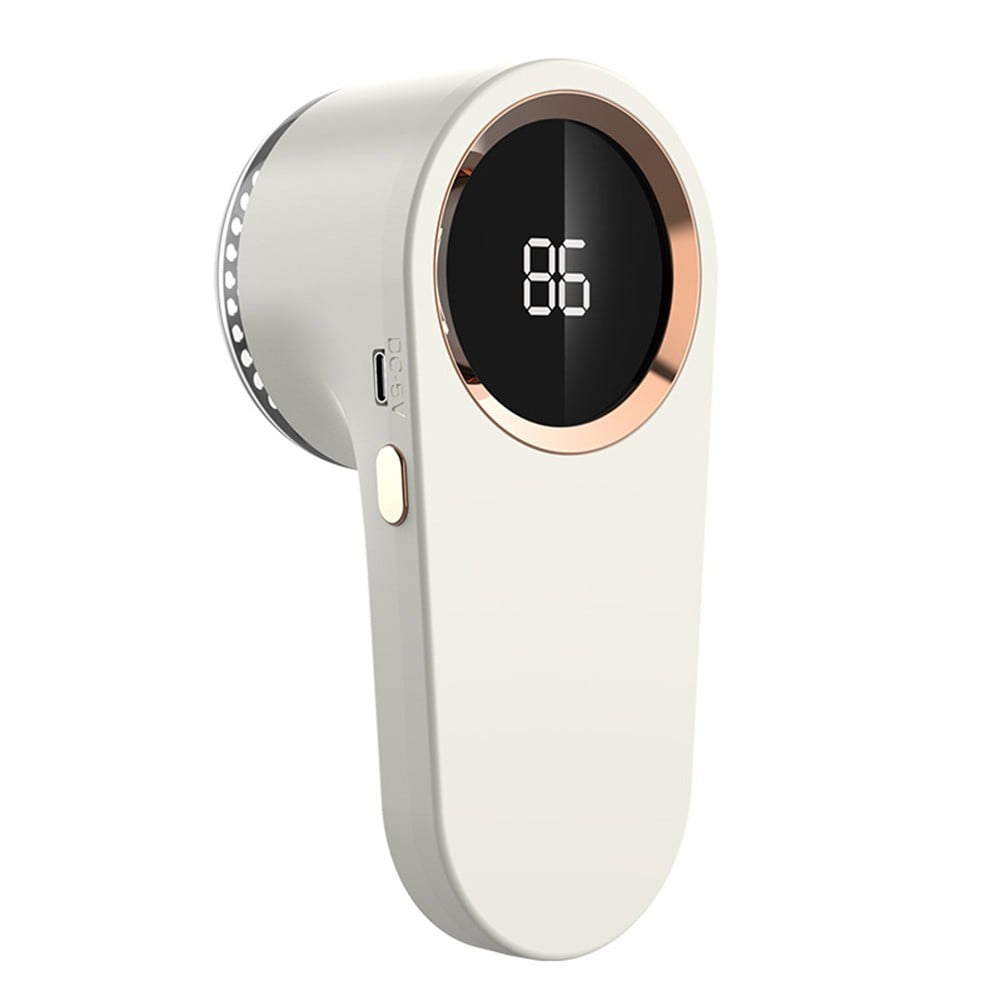 Rechargeable Electric Fabric Shaver with Digital Display,Portable Lint ...