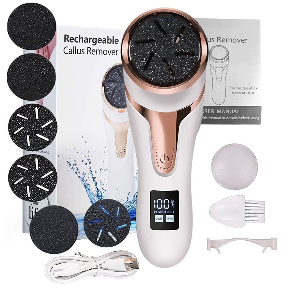 Rechargeable Electric Foot File Electric Pedicure Sander IPX6 ...