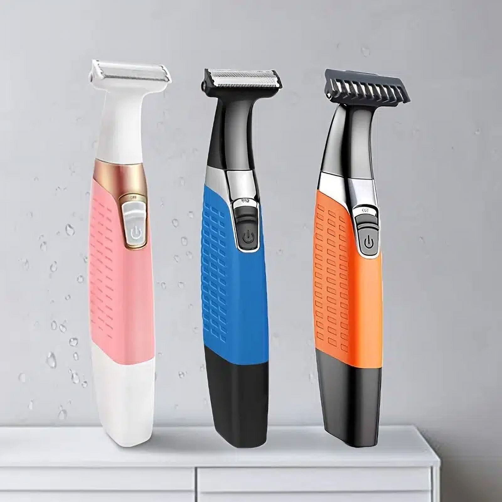 Rechargeable Electric Shaver, Waterproof Electric Hair Remover Fits The ...