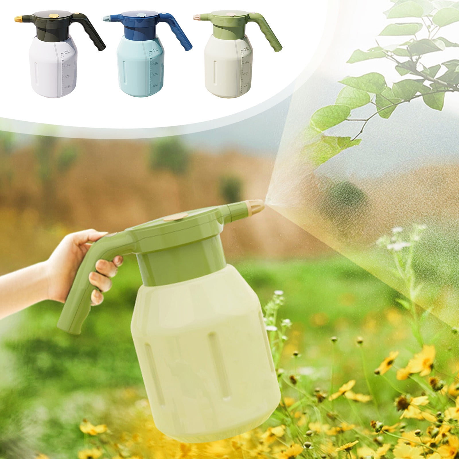 Rechargeable Electric Water Sprayer - Multifunctional Garden Sprinkler ...
