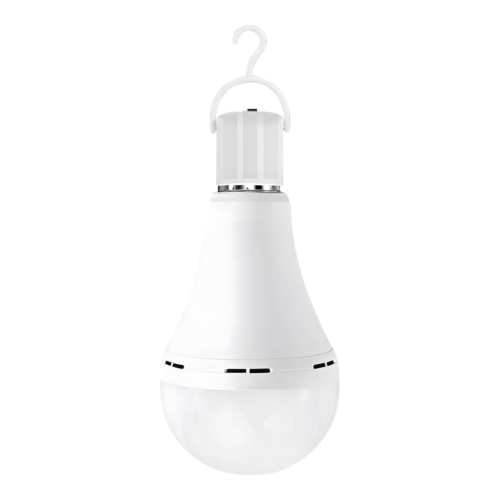 Rechargeable Emergency LED Light Bulb, 9W 800Lm 6000K Daylight, Stay ...