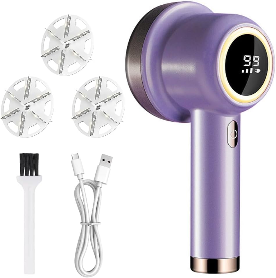 Rechargeable Fabric Shaver, 2025 New Electric Lint Remover Shaver 3 ...