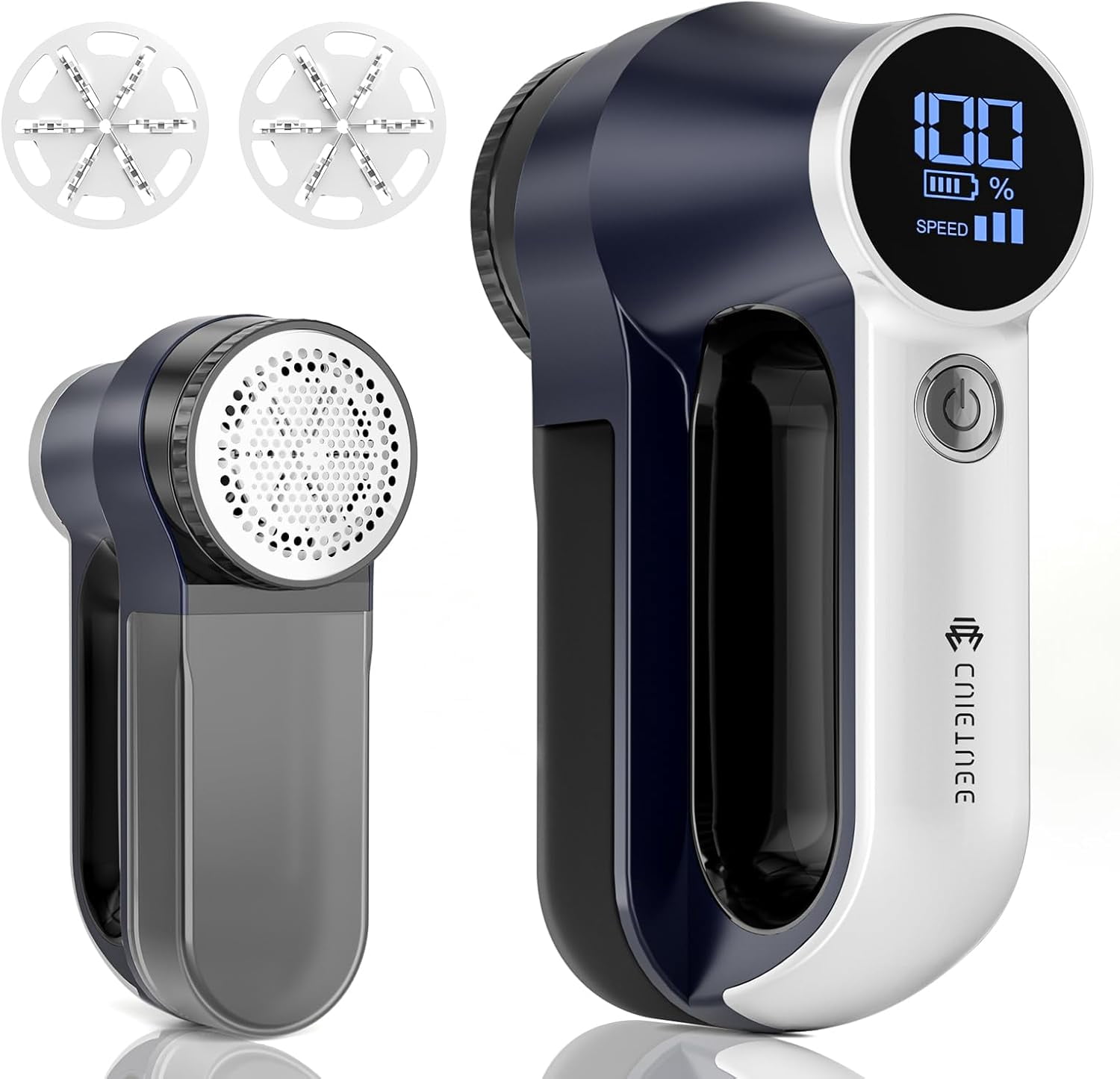 Rechargeable Fabric Shaver | 3-Speed Electric Lint Remover | 6 Blades ...