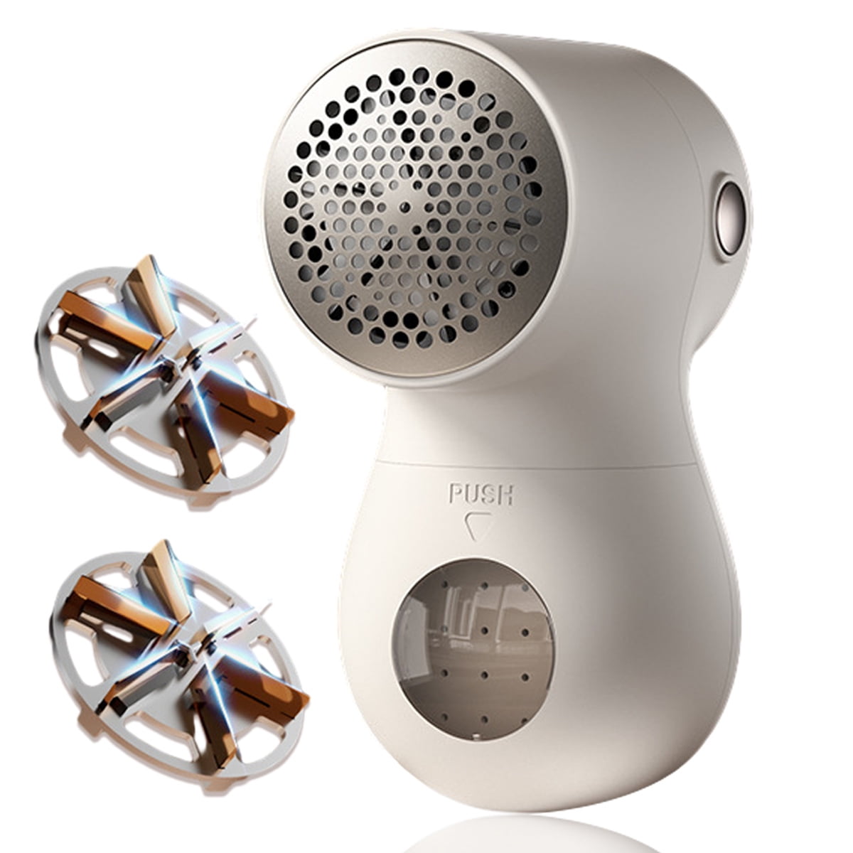 Rechargeable Fabric Shaver, Lint Remover for Clothes with 2 Stainless ...