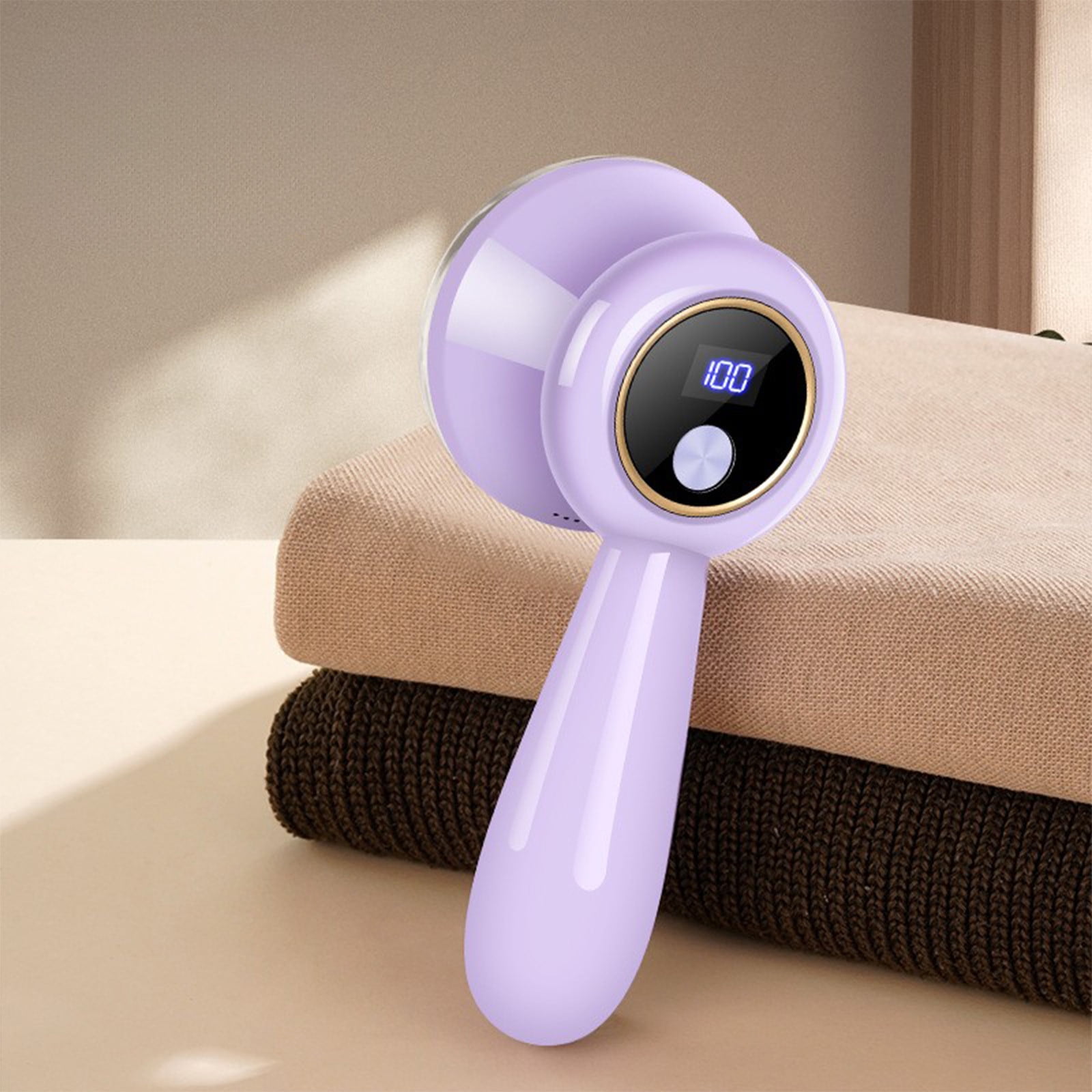 Rechargeable Fabric Shaver Lint Remover with LED Display USB Charging ...