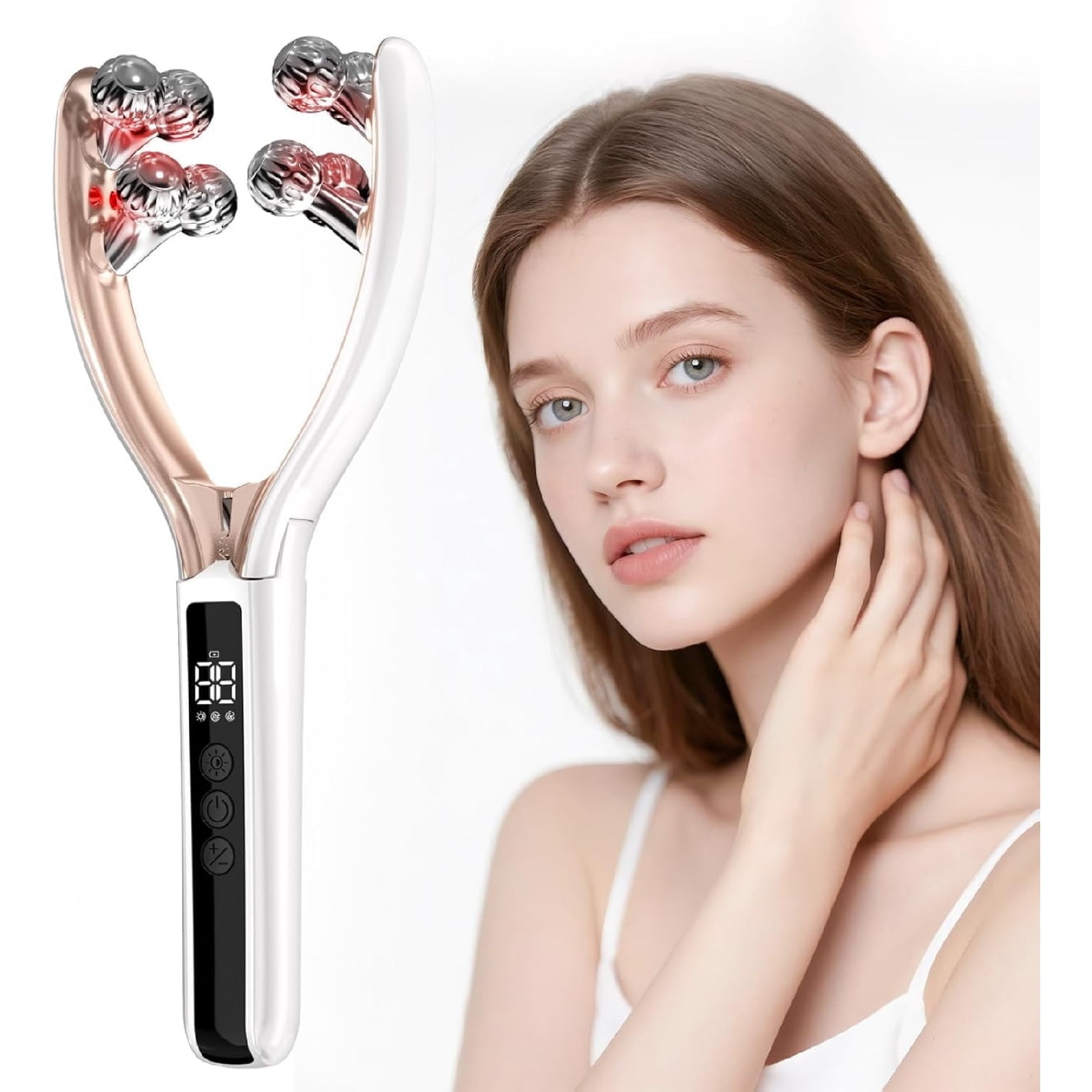 Rechargeable Facial Neck Massager Shaper Slimmer Device Lymphatic ...