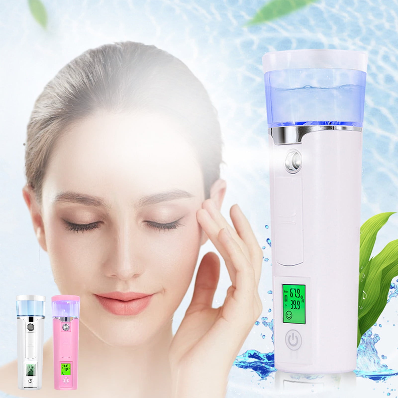 Rechargeable Facial Spray, Hydrating Beauty Device, Portable Cold Mist ...