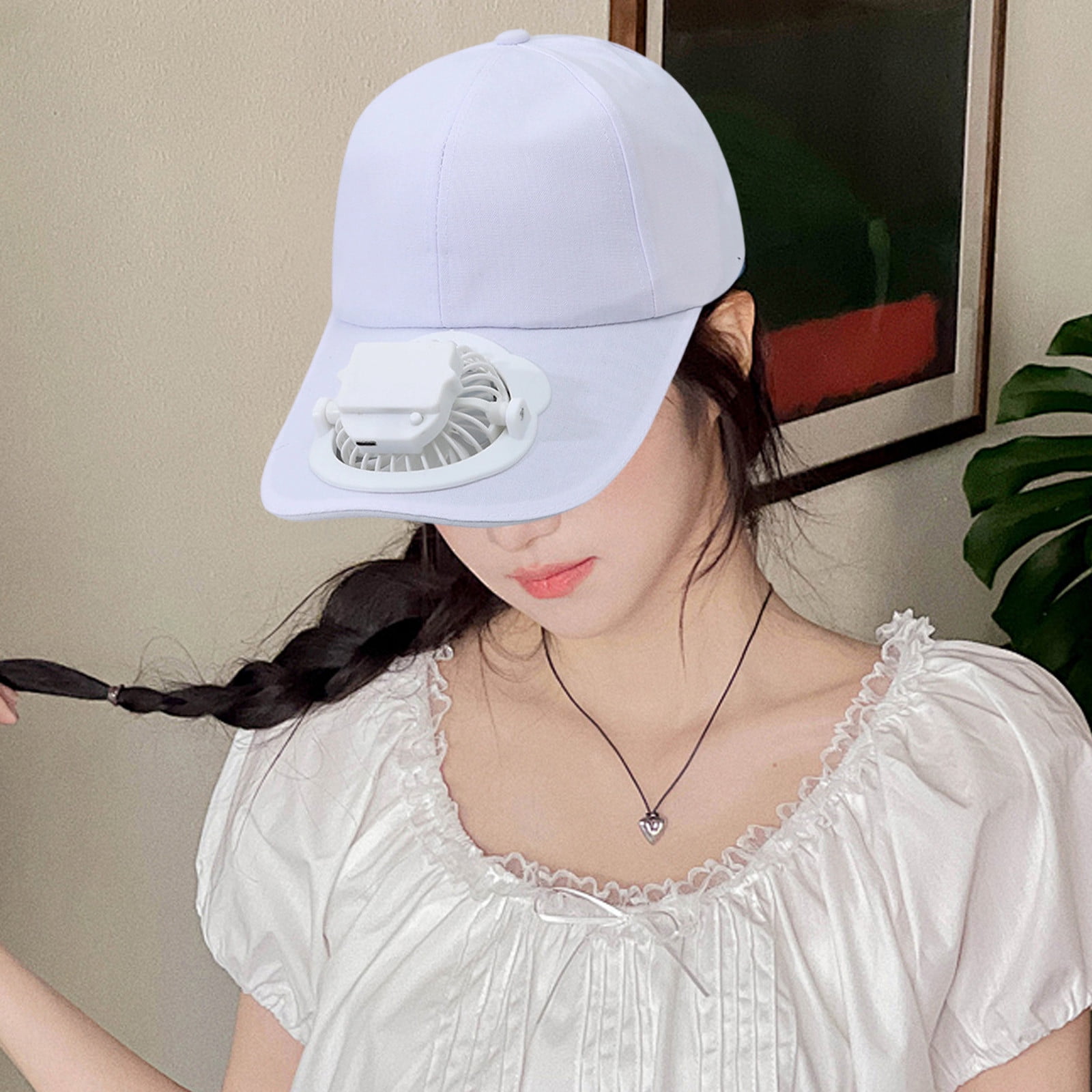 Rechargeable Fan Baseball Cap for Men Women | UPF 50+ Sun Protection ...