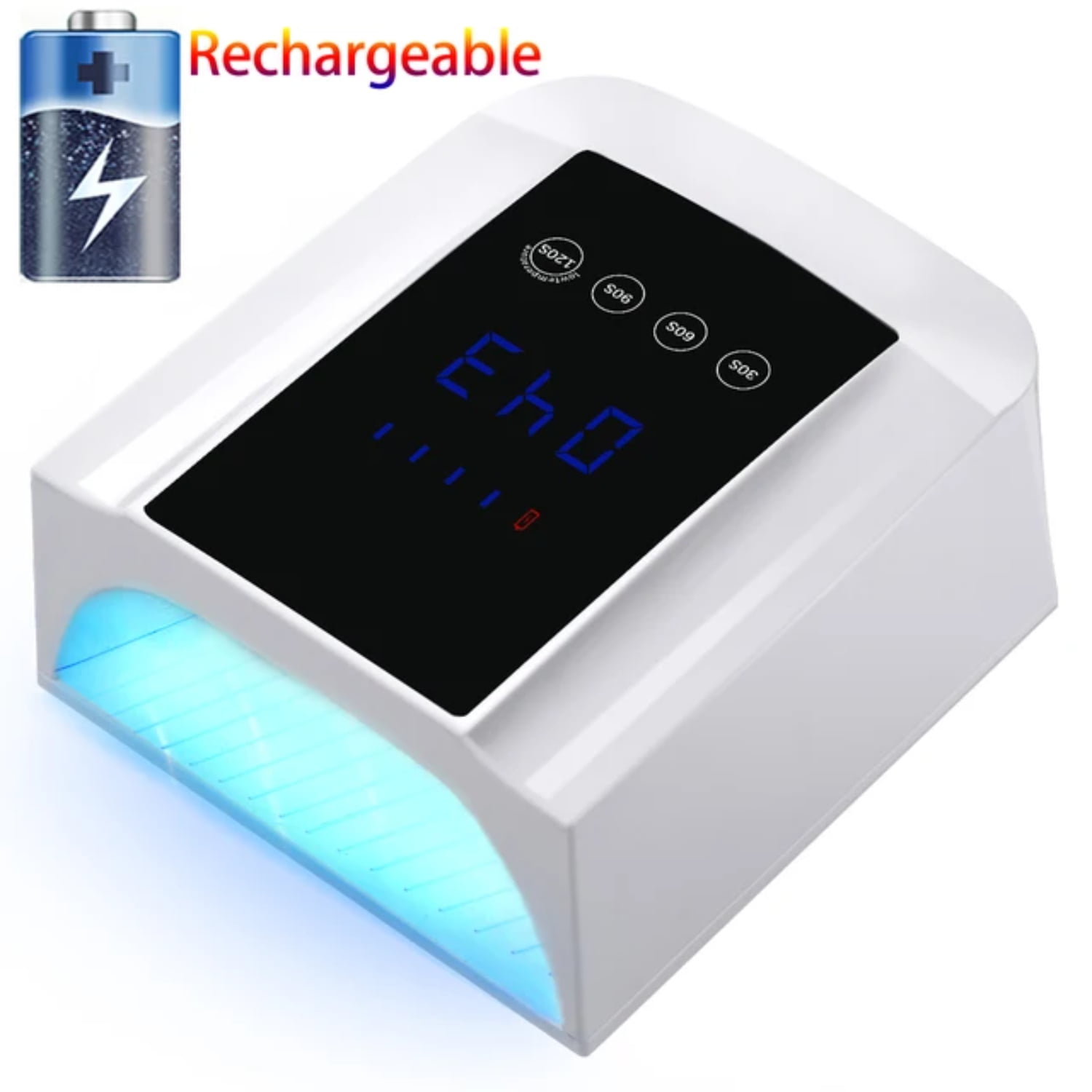 Rechargeable Fast Dry 72W UV LED Nail Lamp Wireless with Timer Auto ...