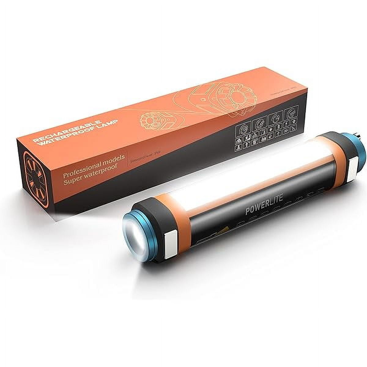 Rechargeable Flashlight IP68 Waterproof Magnetic Flashlight with ...