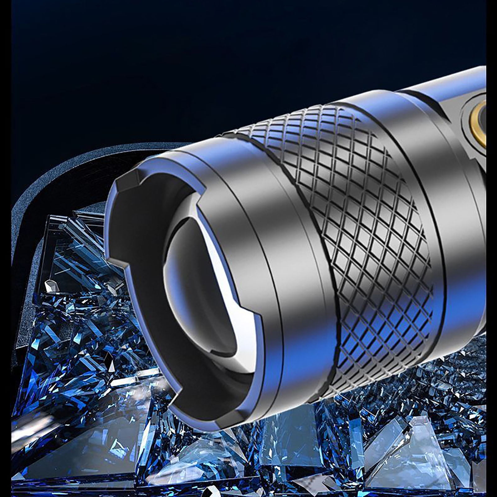 Rechargeable Flashlight Powerful with Red Blue UV Light - Tactical ...