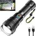 Rechargeable Flashlights 900000 High Lumens, High Power Led Flashlight ...
