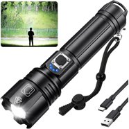 Rechargeable LED Flashlights High Lumens, 20000 Lumens Super Bright ...