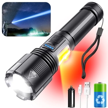Rechargeable LED Flashlights High Lumens, 20000 Lumens Super Bright ...