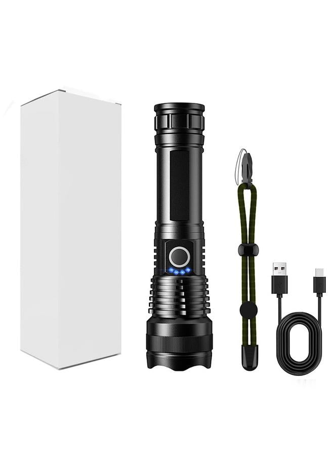 Rechargeable Flashlights, Portable LED Flashlight USB, High Powered ...