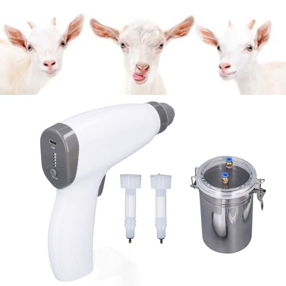 Rechargeable Goat Milking Machine, Portable Battery Powered Goat Milker ...