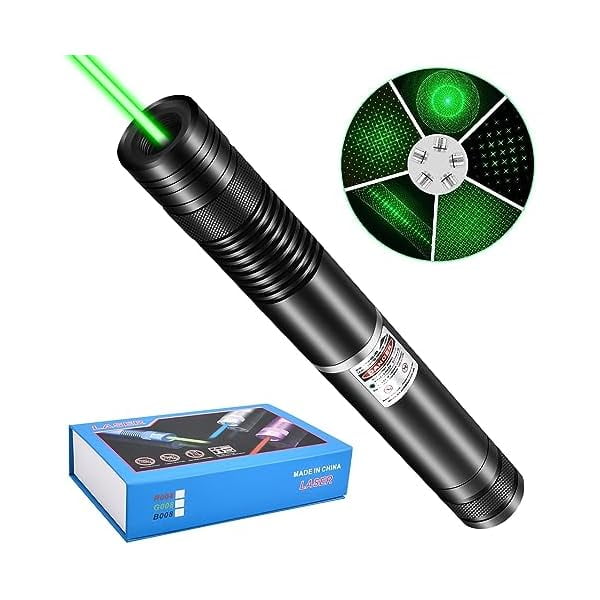 Rechargeable Green Beam Flashlight Long Distance Range for TV/LED/LCD ...