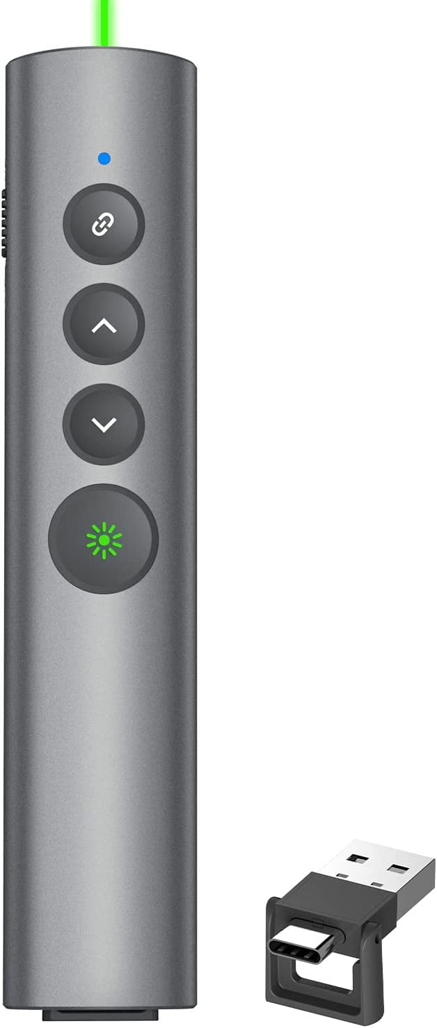 Rechargeable Green Laser Pointer for Presentation, Clicker for ...