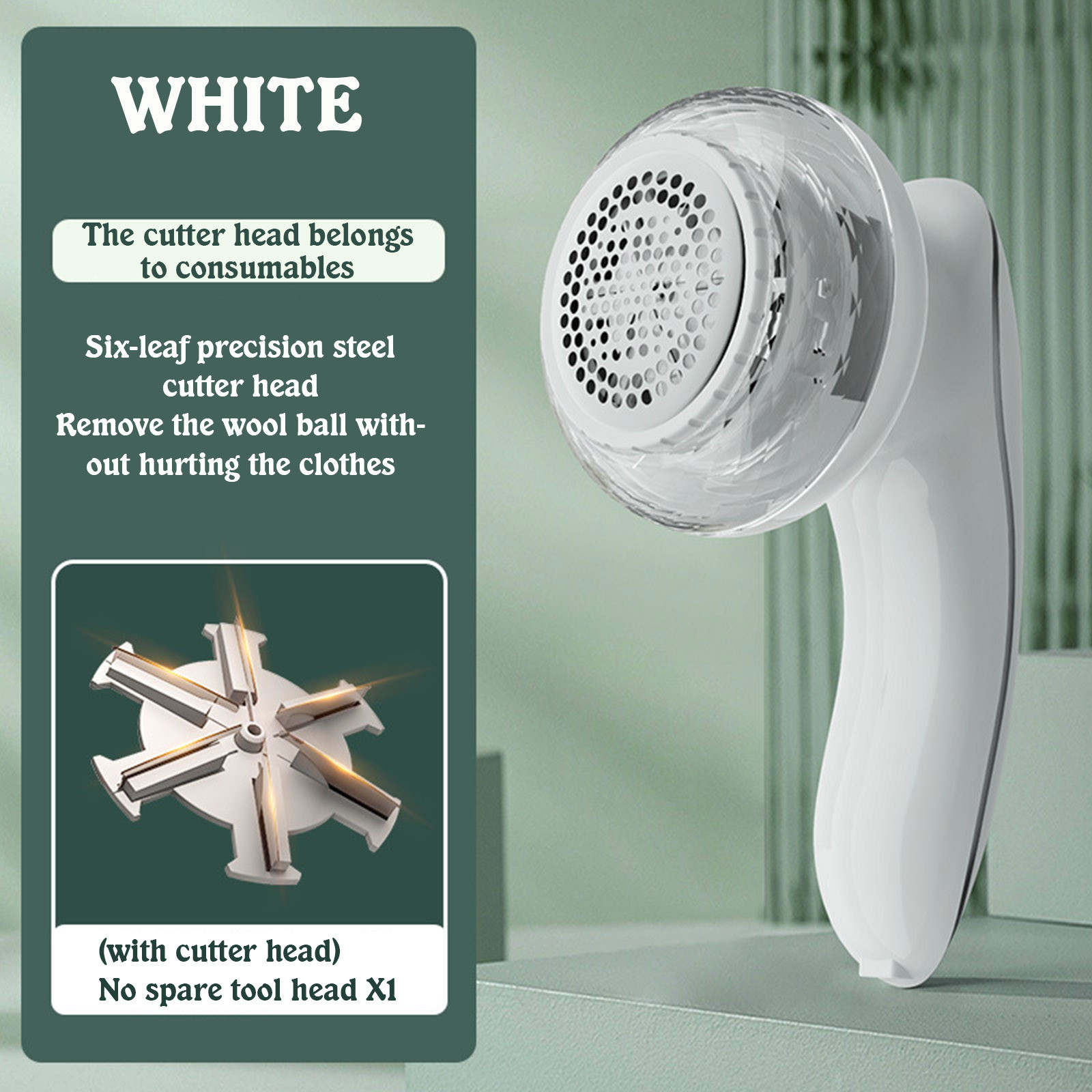 Rechargeable Hair Ball Fluff Shaver, Direct-plug Clothes Ball, 10-speed ...