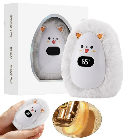 Rechargeable Hand Warmer - 10.5 x 7.5 cm Electric Cartoon Pocket Hand ...