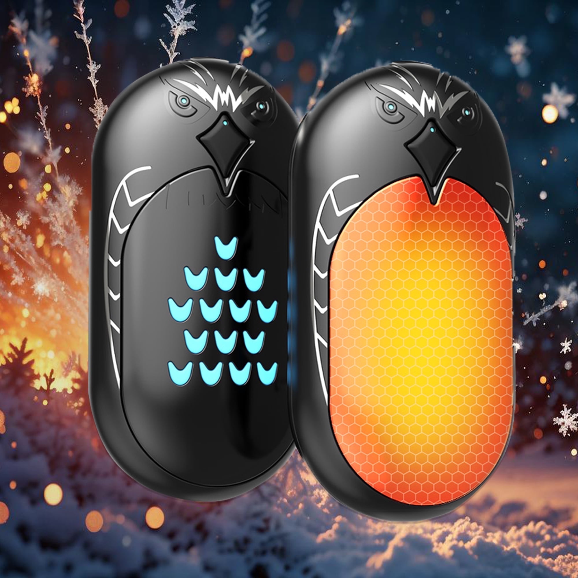 Rechargeable Hand Warmers, 2 PC 6000mAh Electric Portable Heater, 20 ...