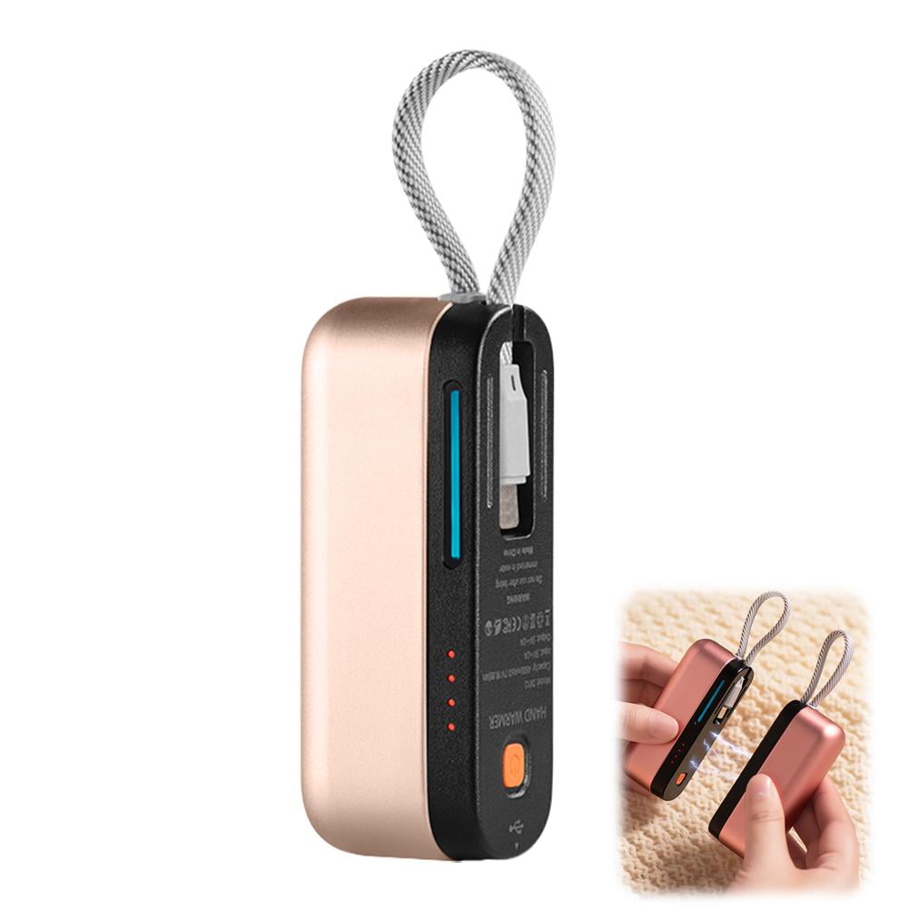 Rechargeable Hand Warmers 2-Pack, 2-in-1 Mini Split-Magne-tic Electric ...