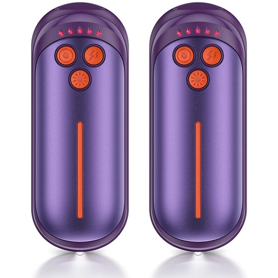 Rechargeable Hand Warmers 2 Pack, 6000mAh Electric Hand Warmer ...