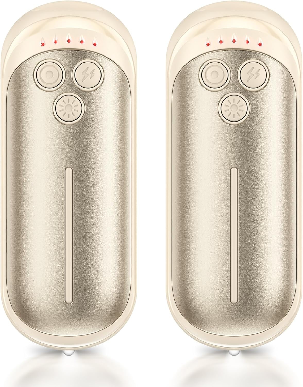Rechargeable Hand Warmers 2 Pack, 6000mAh Electric Hand Warmer ...