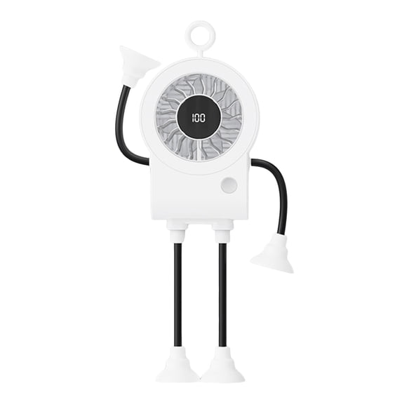 Rechargeable Handheld Fan 2026 Summer Smart Digital Display LED Light ...