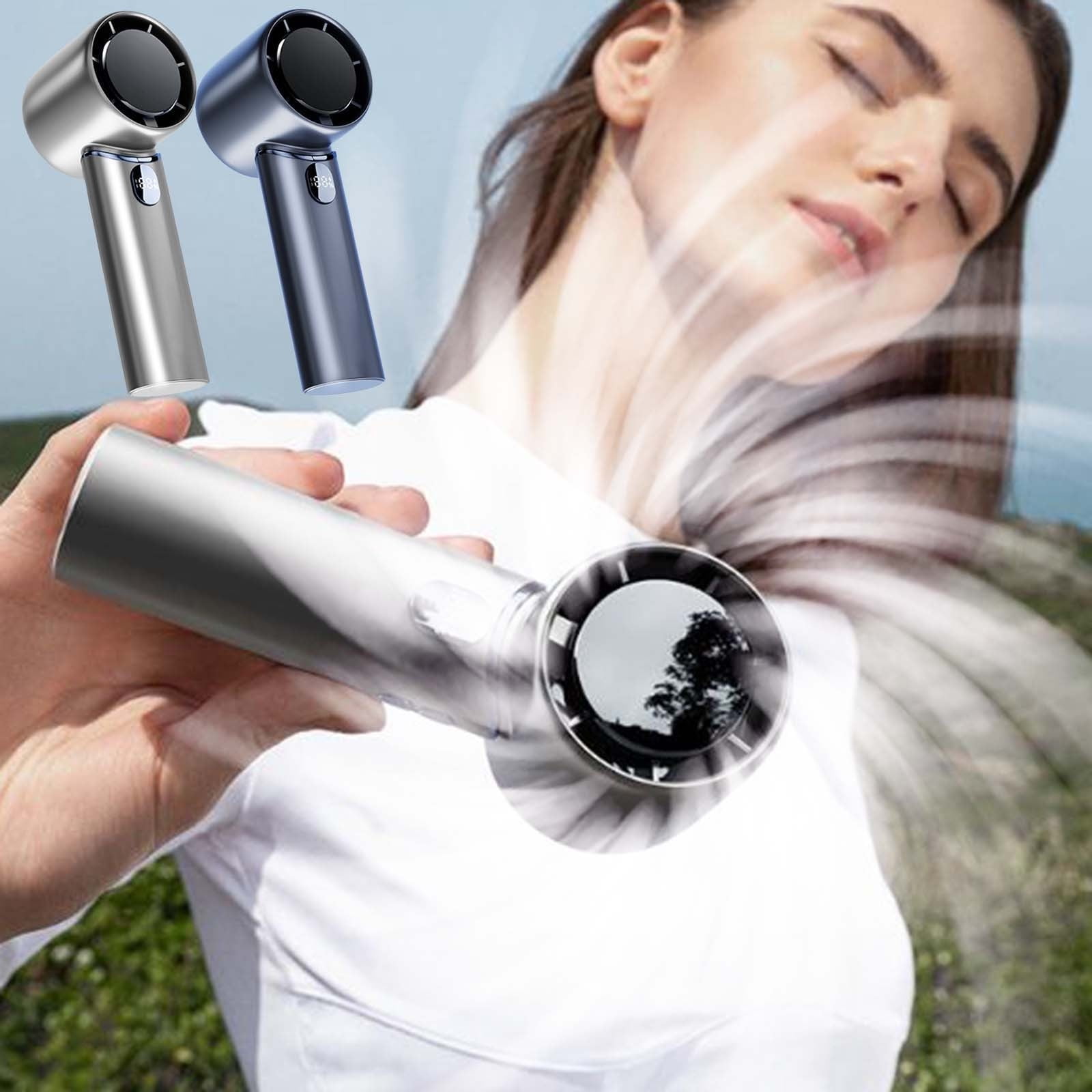 Rechargeable Handheld Fan Mini Usb Personal Fan Strong Breeze Quiet ...