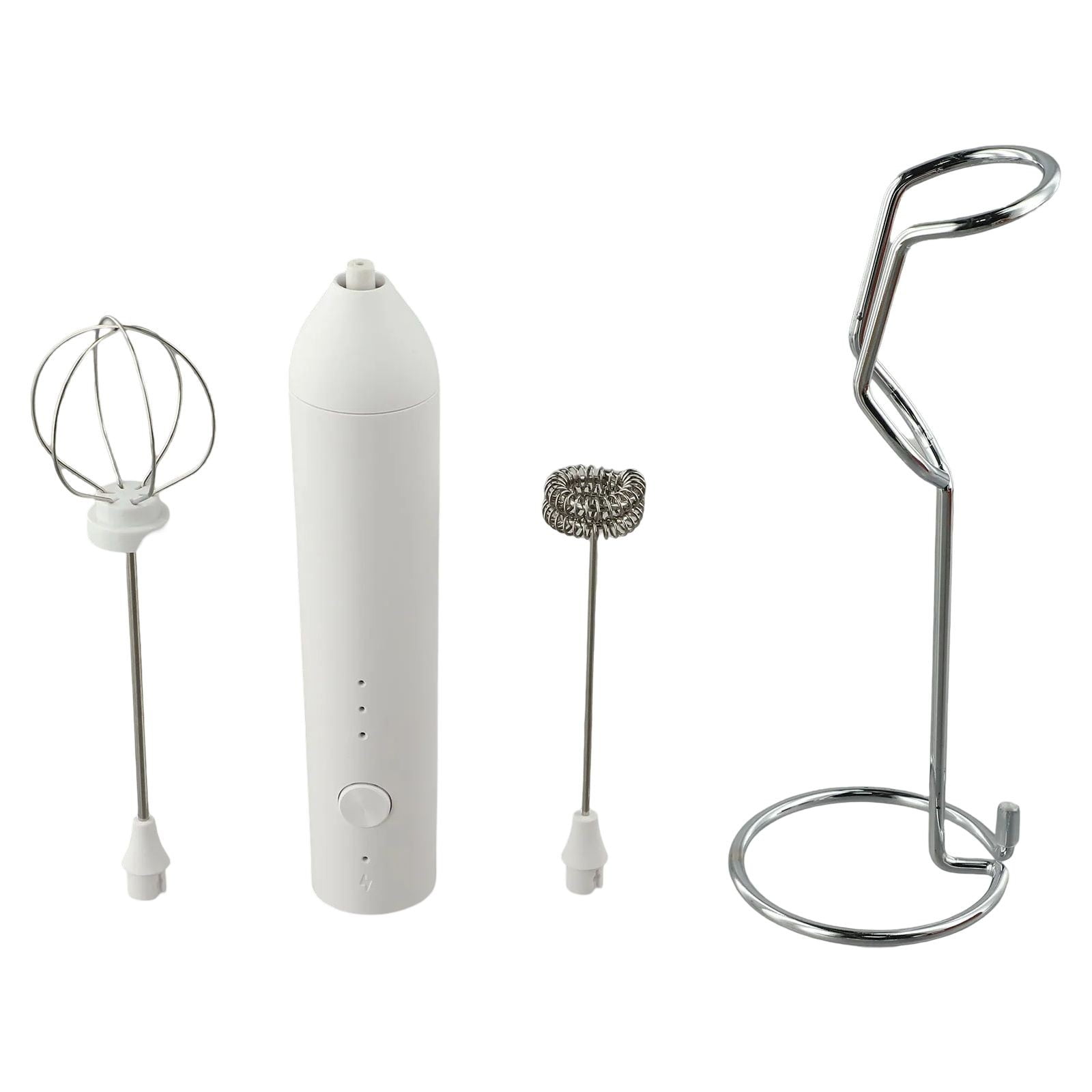 Rechargeable Handheld Milk Frother Set: Make Froth for Your Coffee Milk ...