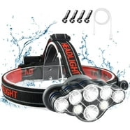 TASHHAR HeadLamp LED Super Bright Rechargeable Headlight High Power ...