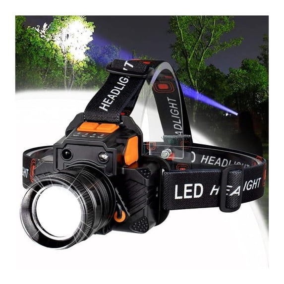 Rechargeable Headlamp with Sensor,Led Headlamp，Hiking Headlamp，High ...