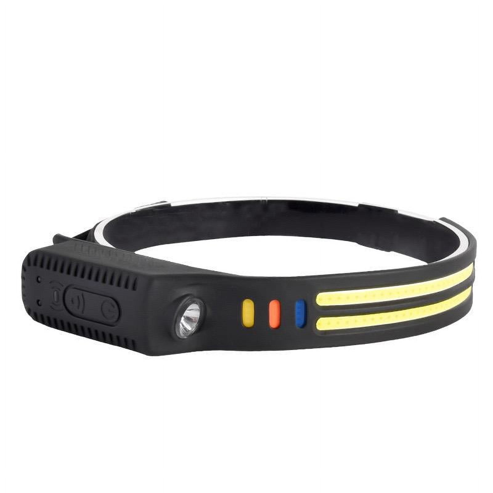 Rechargeable Headlight, Waterproof Led Headlamp with Motion Sensor, LED ...