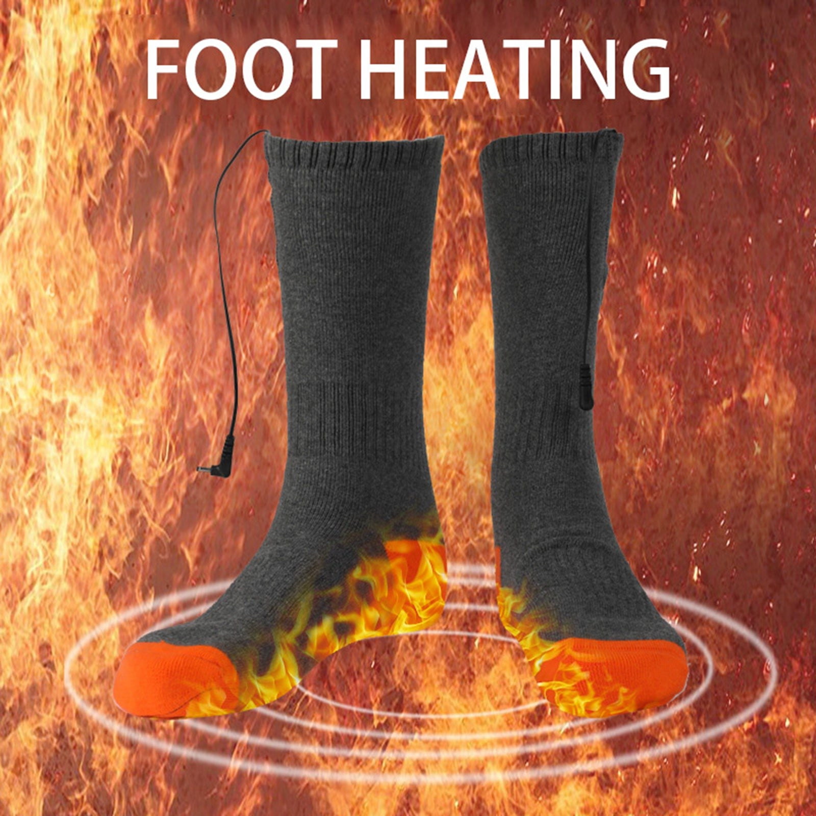 Rechargeable Heated Socks for Winter Outdoor Comfort Thermal Battery ...