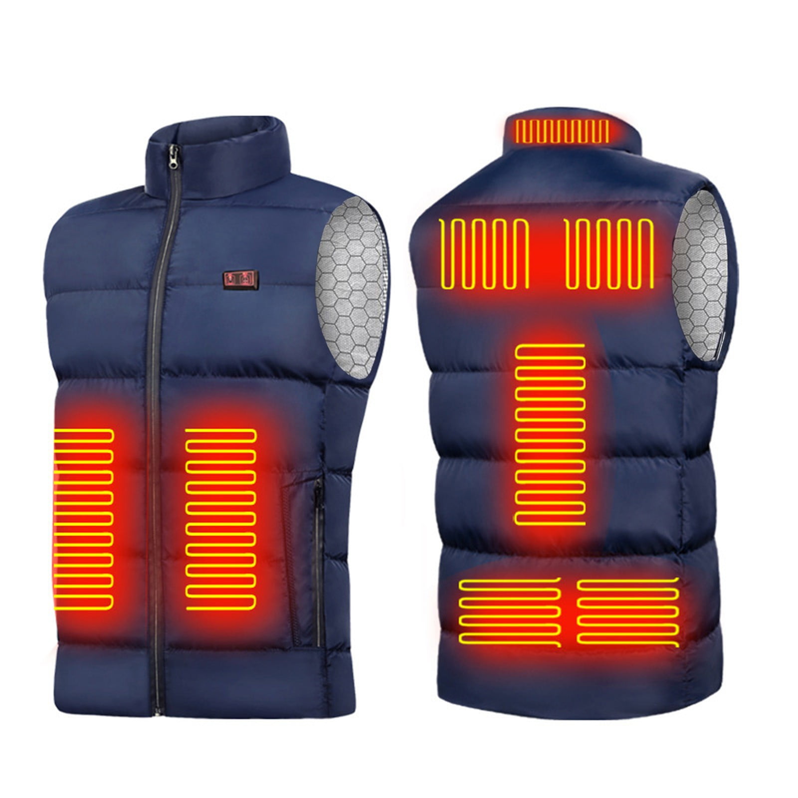 Rechargeable Heated Vest for Men Women,9 Heating Zones Lightweight ...