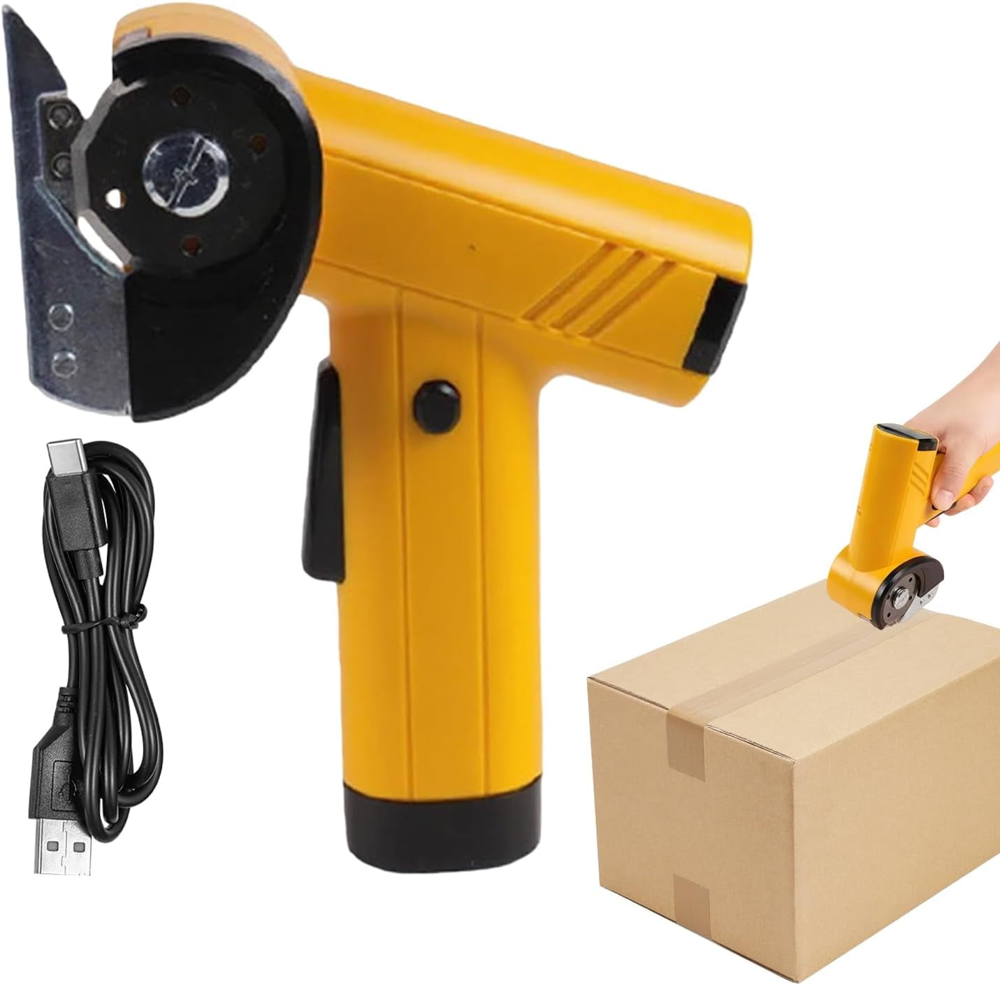 Rechargeable High-Speed Cardboard Cutter, 2026 New 4.2V Cordless Cutter ...