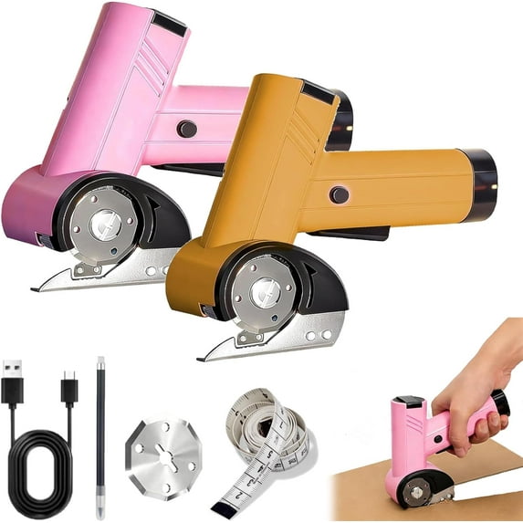 Rechargeable High-Speed Cardboard Cutter, Cordless Box Cutter with LED ...