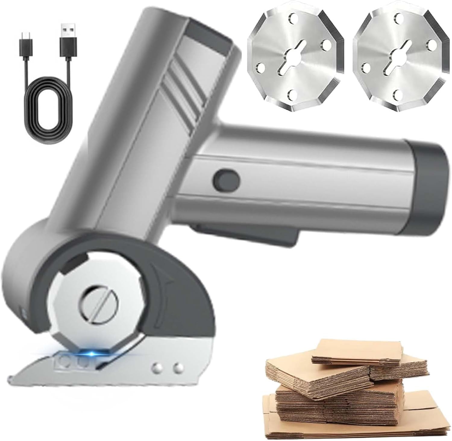 Rechargeable High-Speed Cardboard Cutter, Electric Box Cutter for ...