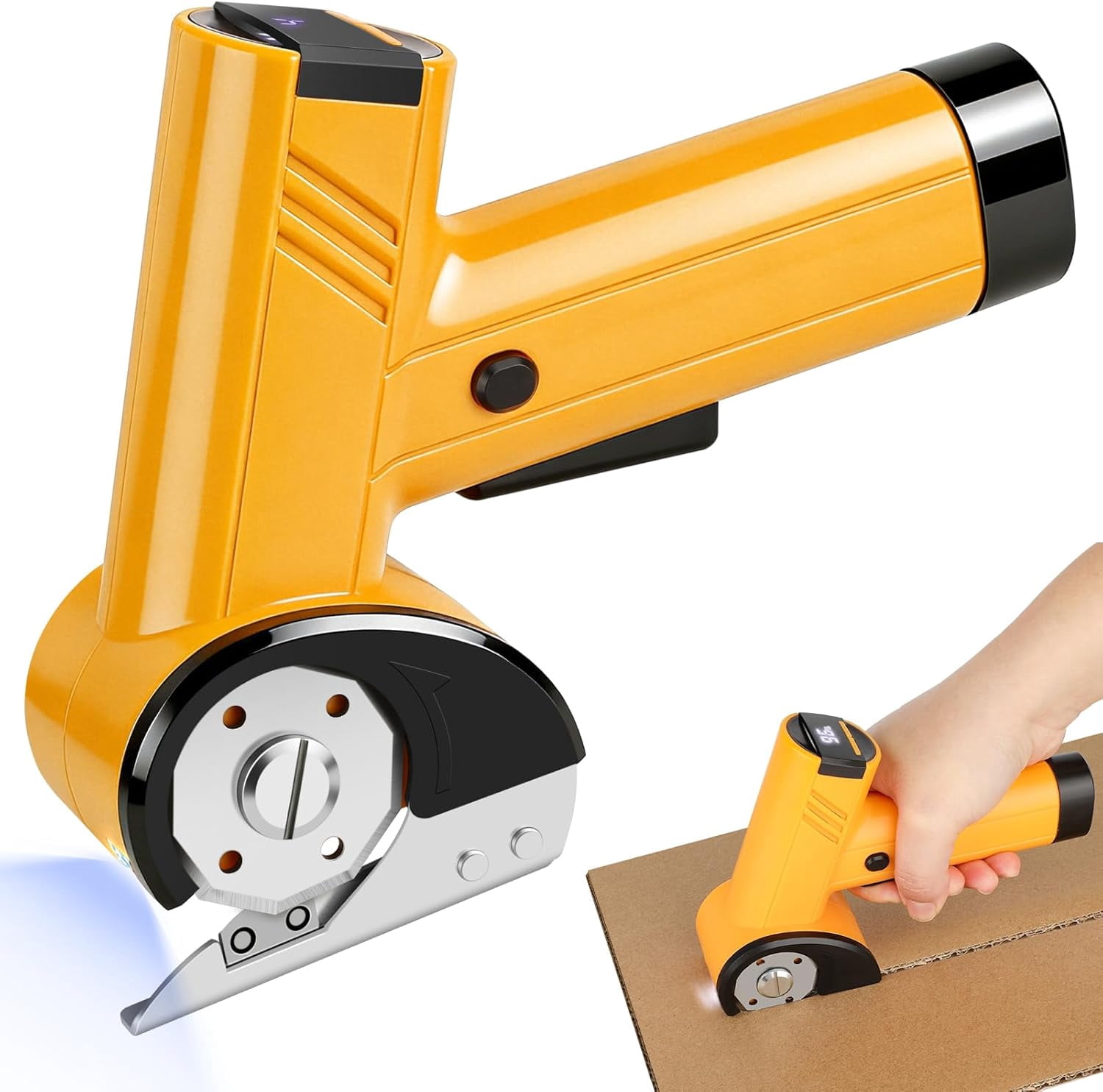 Rechargeable High-Speed Cardboard Cutter, Four Adjustable Speed ...
