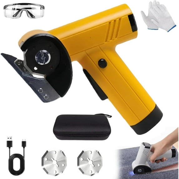 Rechargeable High-Speed Cardboard Cutter, Powerful Cordless Electric ...