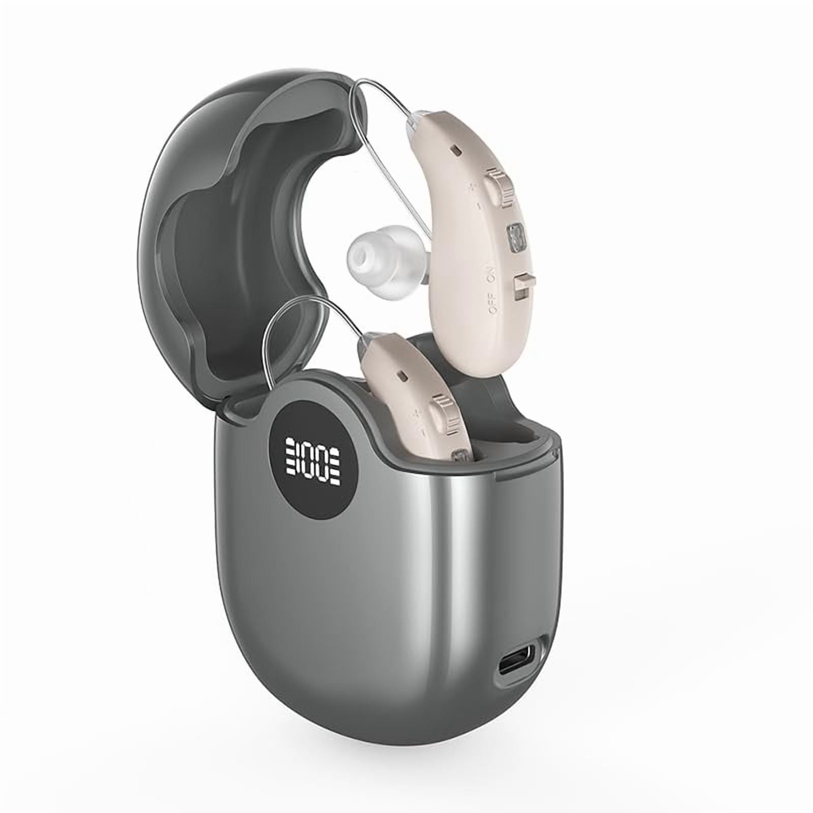 Rechargeable Invisible Hearing Amplifiers for Seniors & Adults, 16 ...