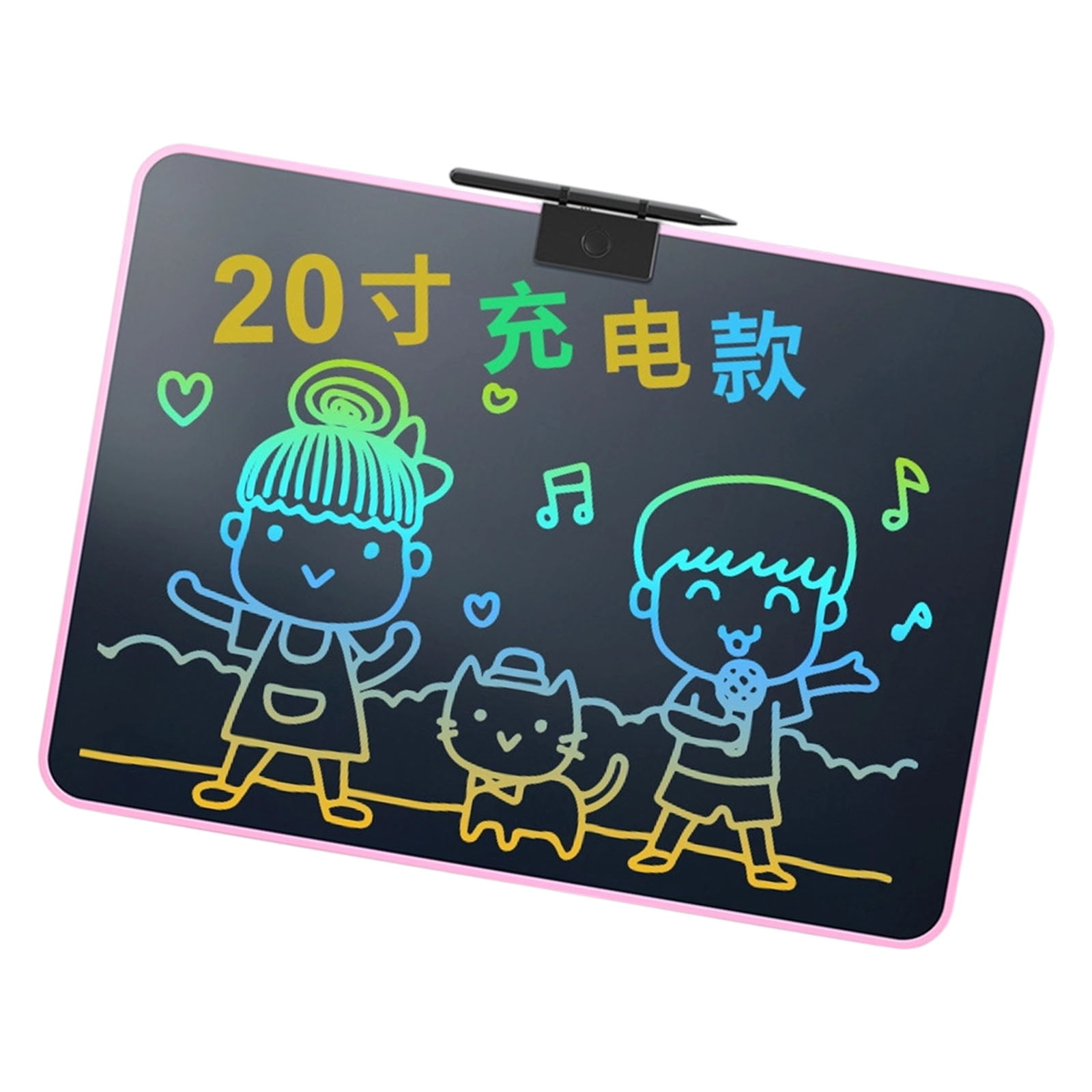 Rechargeable Kids Writing Board 16.5Inch LCD Screen Portable Drawing ...