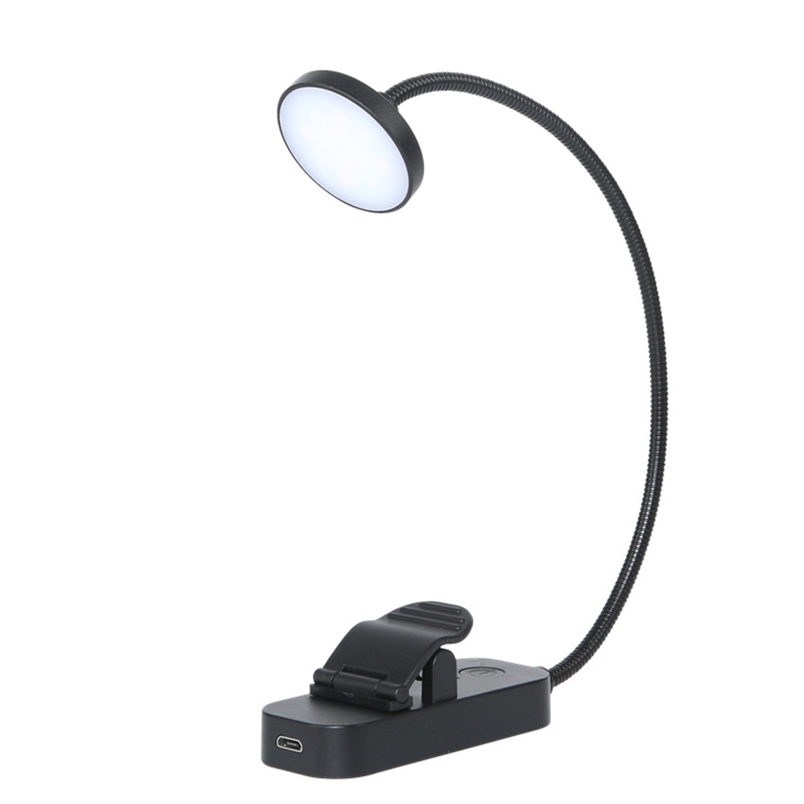Rechargeable LED Book Light - 12 Eye-Friendly LEDs, Adjustable Color ...