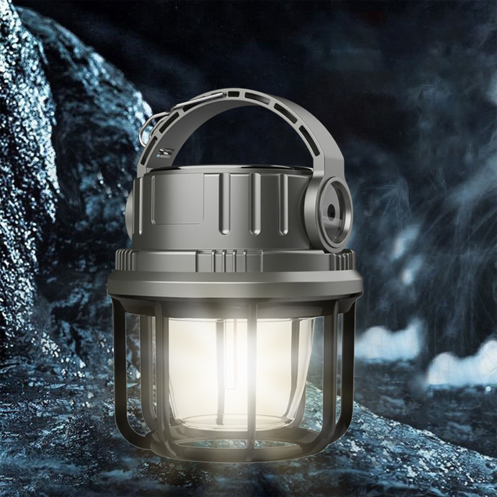 Rechargeable LED Camping Light - Portable Retro Lantern for Tent ...